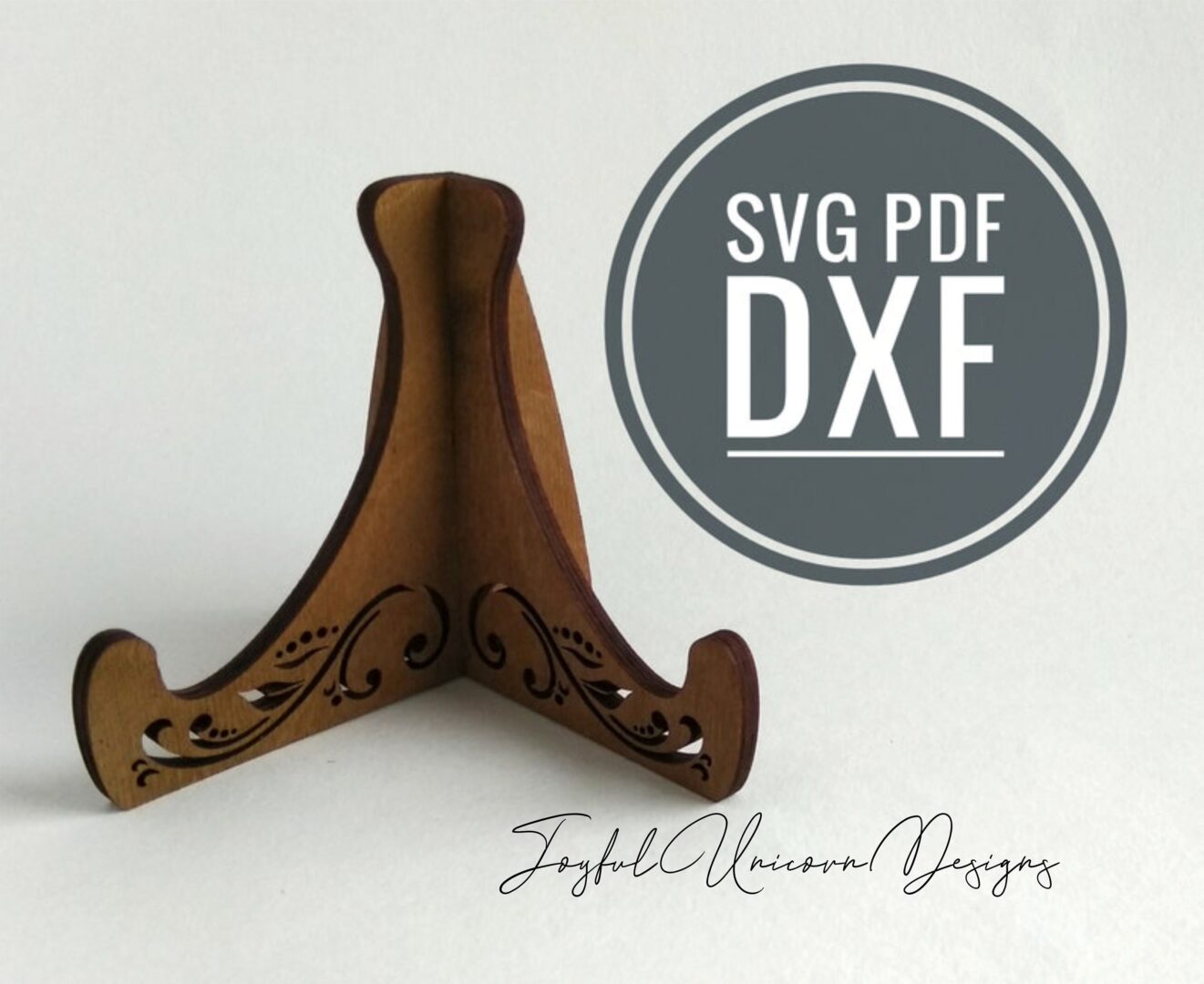 Laser Cut Easel Stand SVG, Easel Pattern SVG, Glowforge Ready file ...
