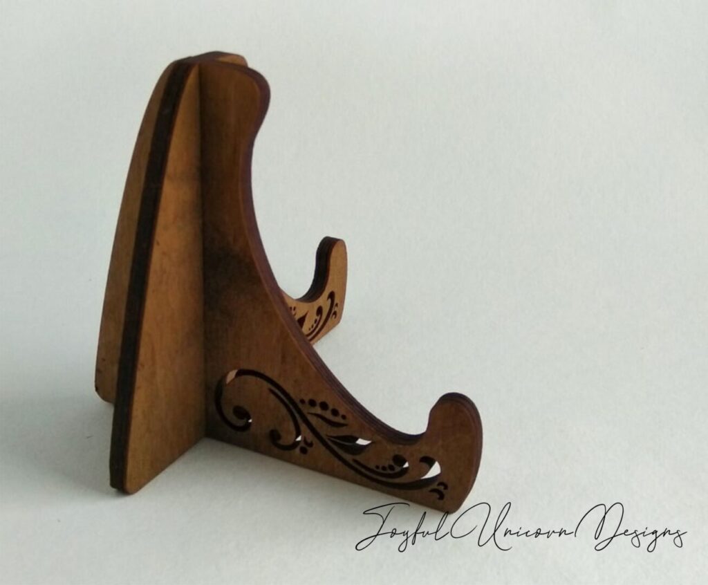 Laser Cut Easel Stand SVG, Easel Pattern SVG, Glowforge Ready file ...