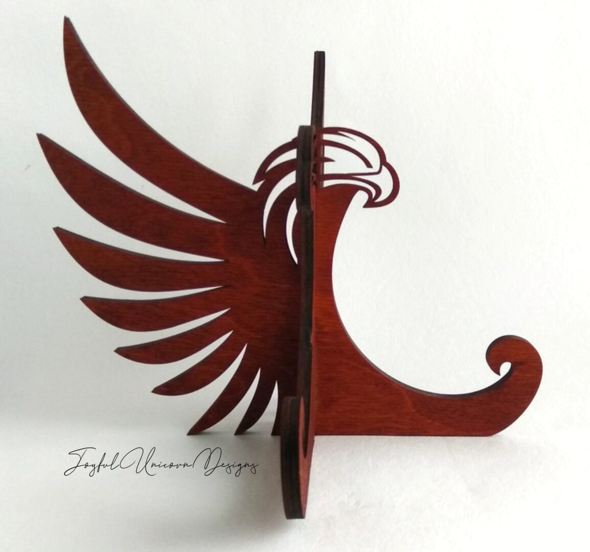 Eagle Easel Stand SVG, Glowforge Ready file, Wood Easel Stand SVG ...