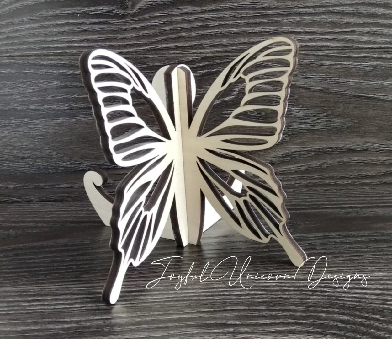 Butterfly Easel Stand SVG, Laser Cut file for Glowforge, Wood Stand SVG ...
