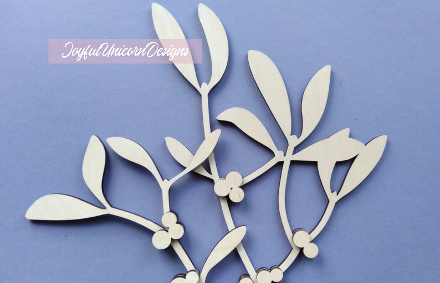 Mistletoe SVG, Mistletoe Bundle SVG, Mistletoe Branch SVG, Laser Cut ...