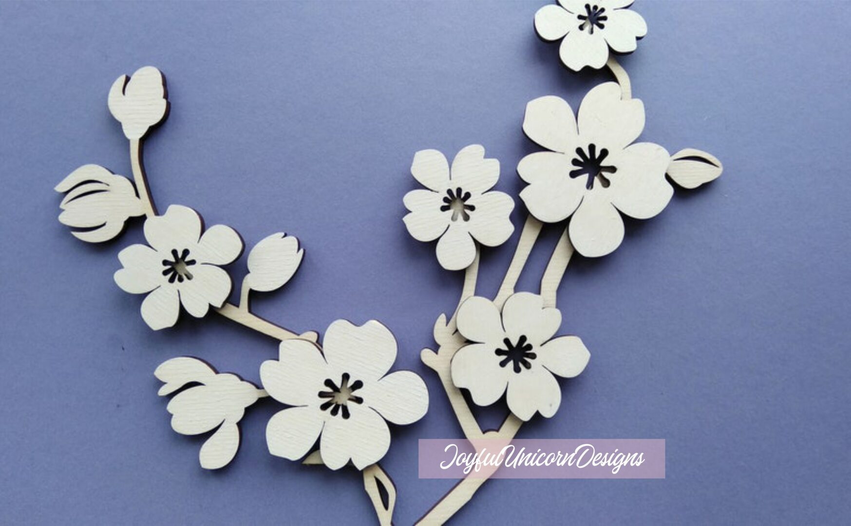Cherry Blossom SVG, Laser Cut Flowers, Sakura SVG, Japanese Flower SVG ...