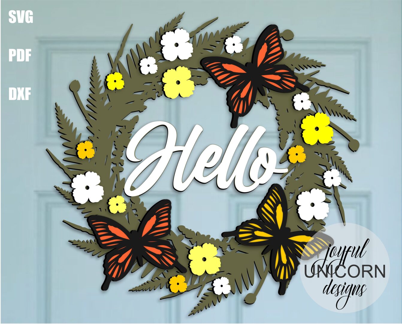 Spring Wood Round Signs SVG Bundle, Spring Door Hangers, Glowforge and ...