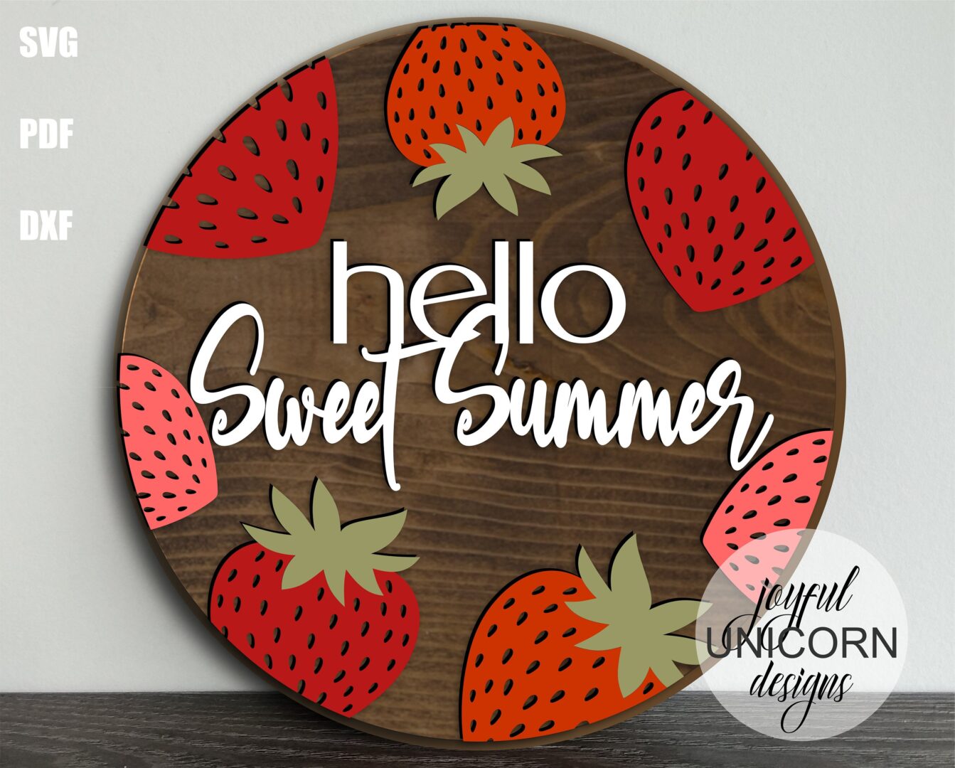 Summer Wood Round Signs SVG Bundle, Summer Door Hangers Bundle, Laser ...